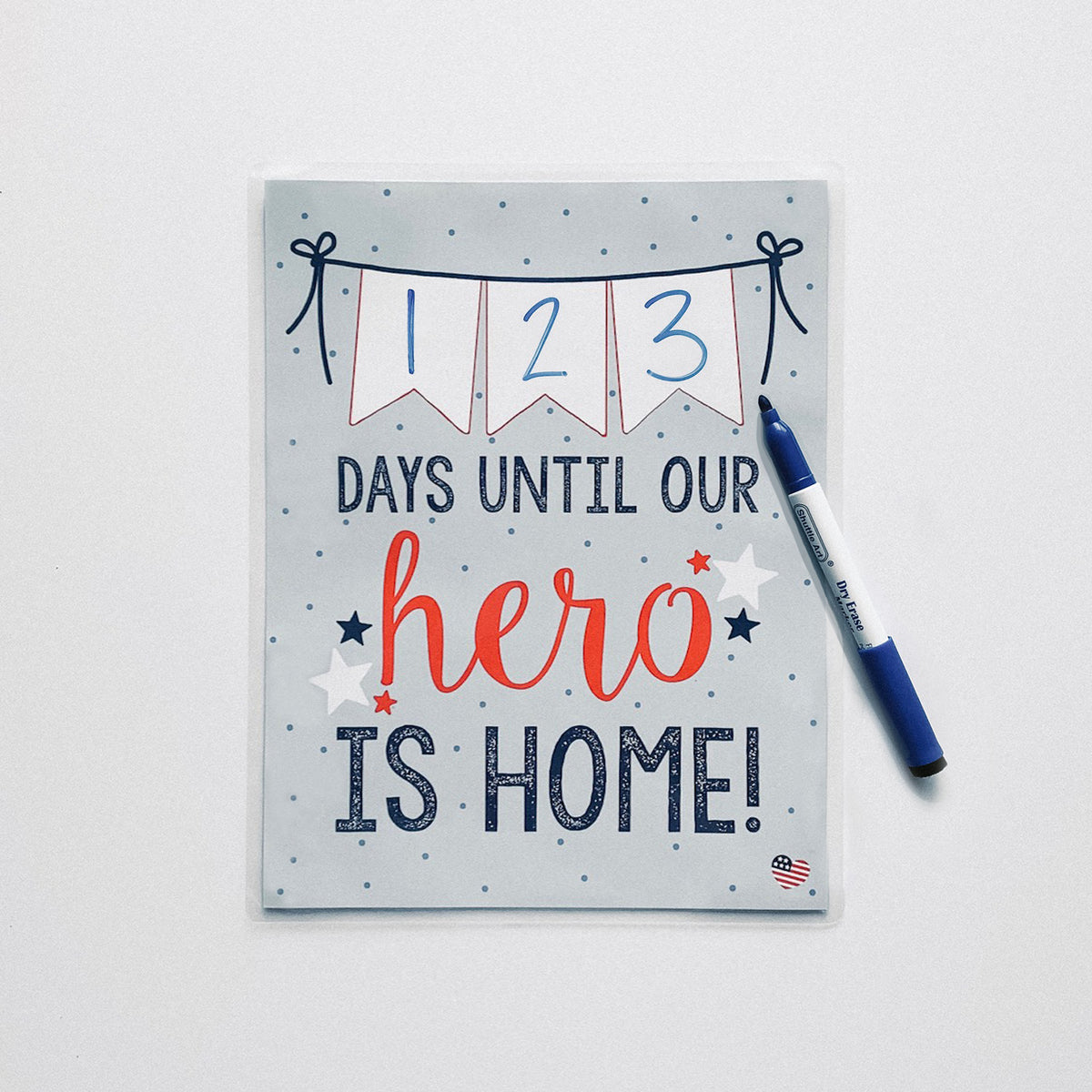 Deployment Countdown Sign – Homefront Heroes